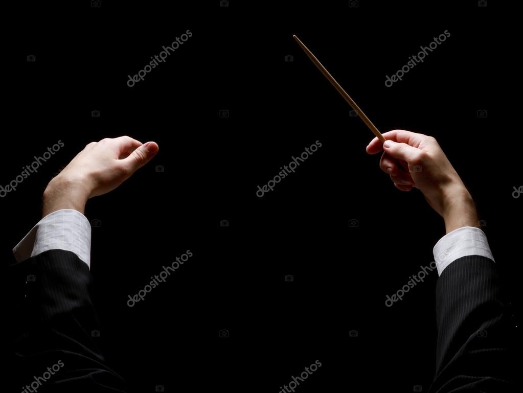 Concert conductorwith a baton Stock Photo by ©shefkate 45351561