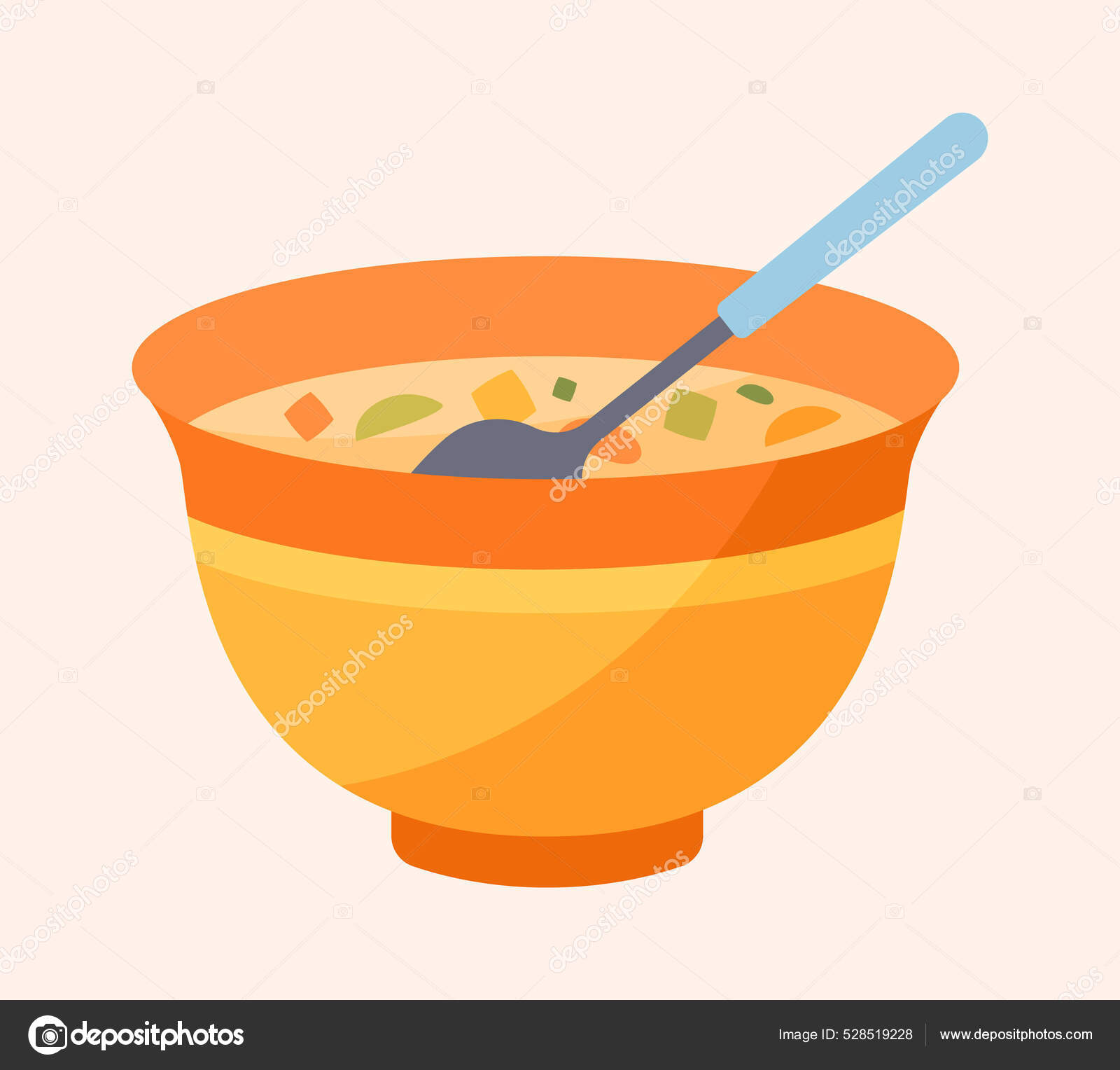 Schüssel Suppe Clipart