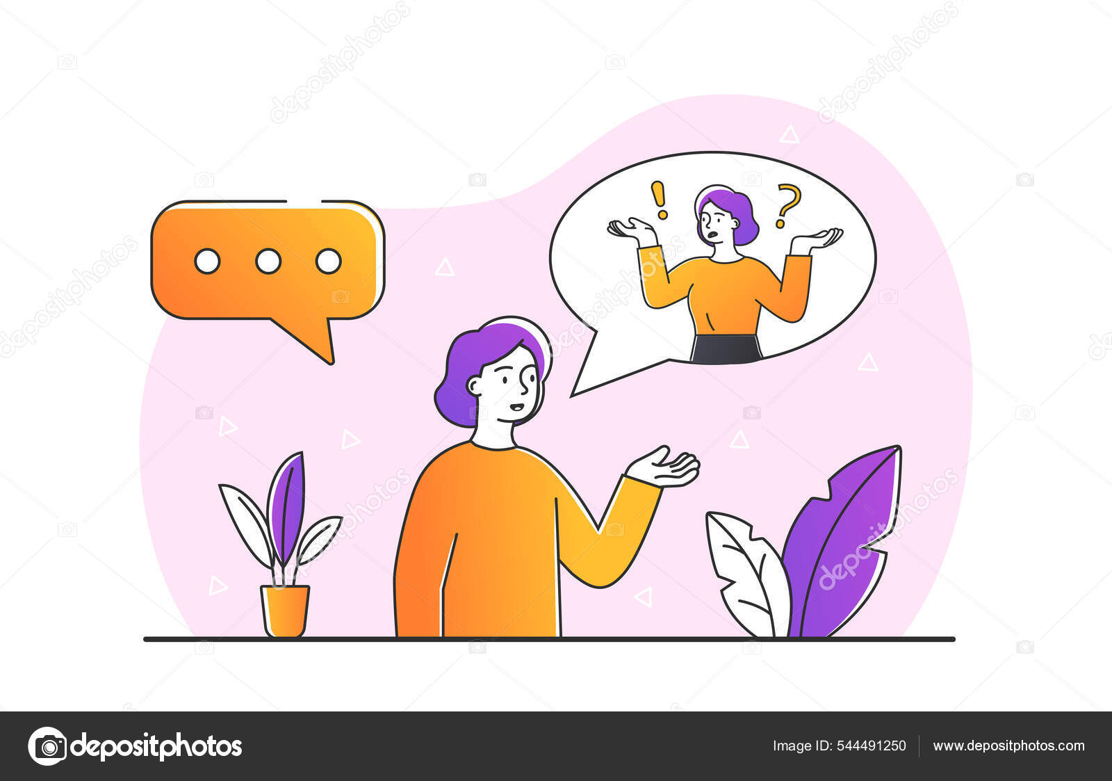 Inner Critic Clipart