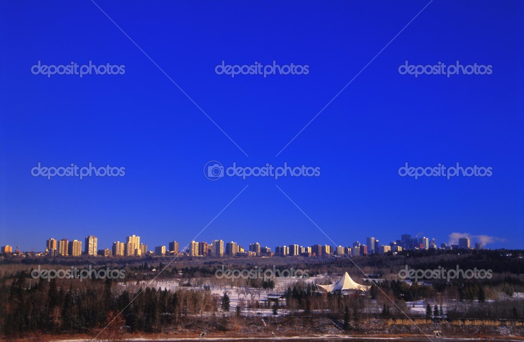 Edmonton Skyline Stock Photo by ©DesignPicsInc 31681281