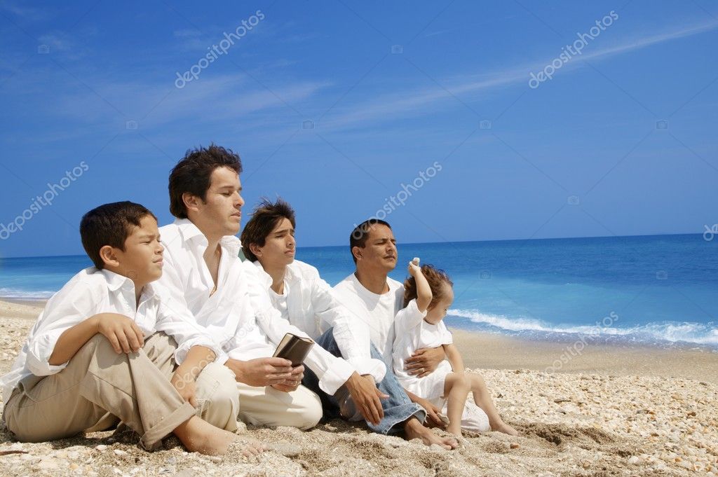 Praying On The Beach — Stock Photo © DesignPicsInc #31716221