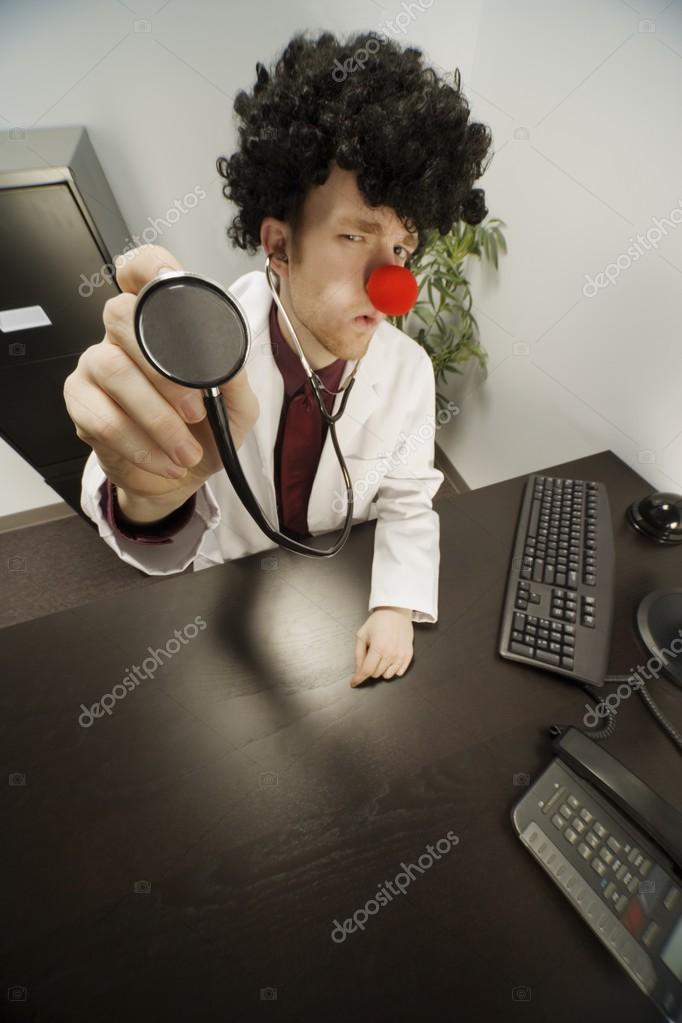 Humourous Male Doctor — Stock Photo © DesignPicsInc #31757577