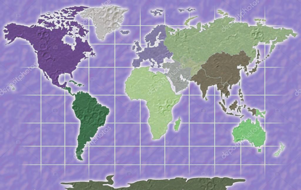 Fotos de Ilustración del mapa mundial - Imagen de © DesignPicsInc #31762977
