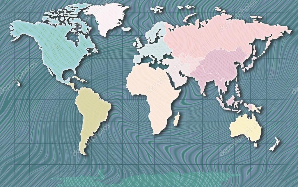 World Map Illustration Stock Photo by ©DesignPicsInc 31763489