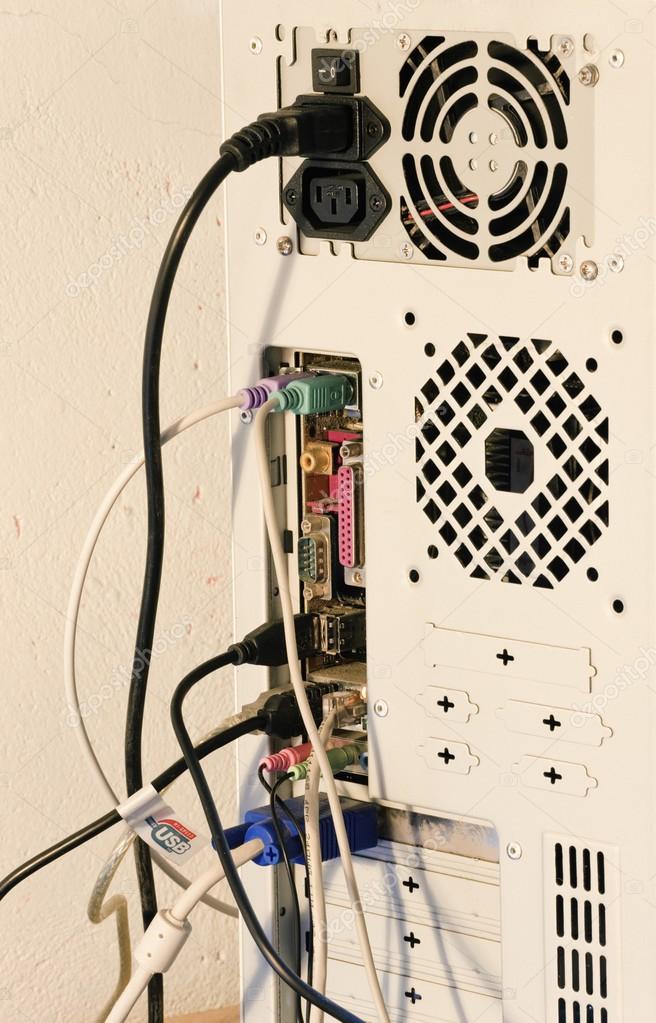 Back of a computer Stock Photo by ©DesignPicsInc 31794619