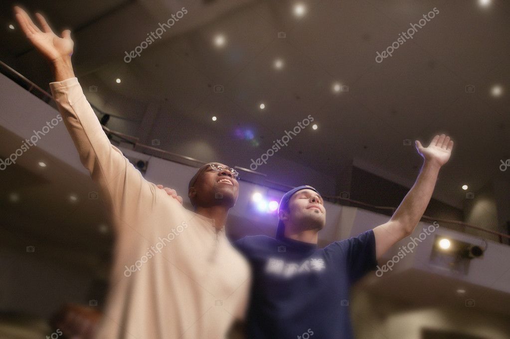 Two Men Worshipping God In Unity Stock Photo by ©DesignPicsInc 31946799