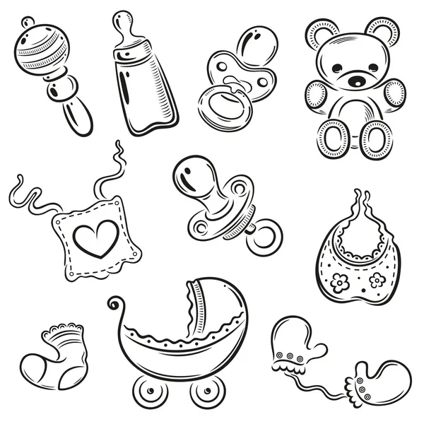 Baby design elements Stock Vectors, Royalty Free Baby design elements ...