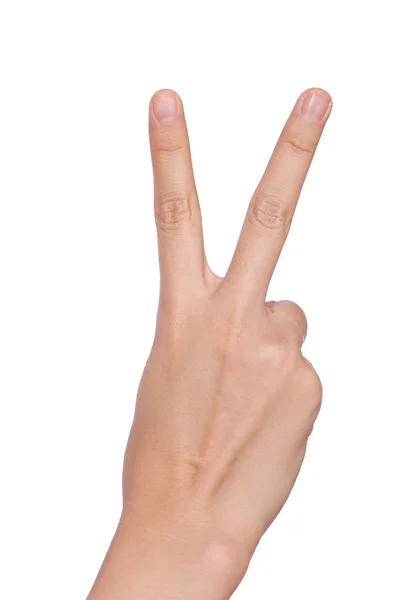 V finger sign Stock Photos, Royalty Free V finger sign Images ...