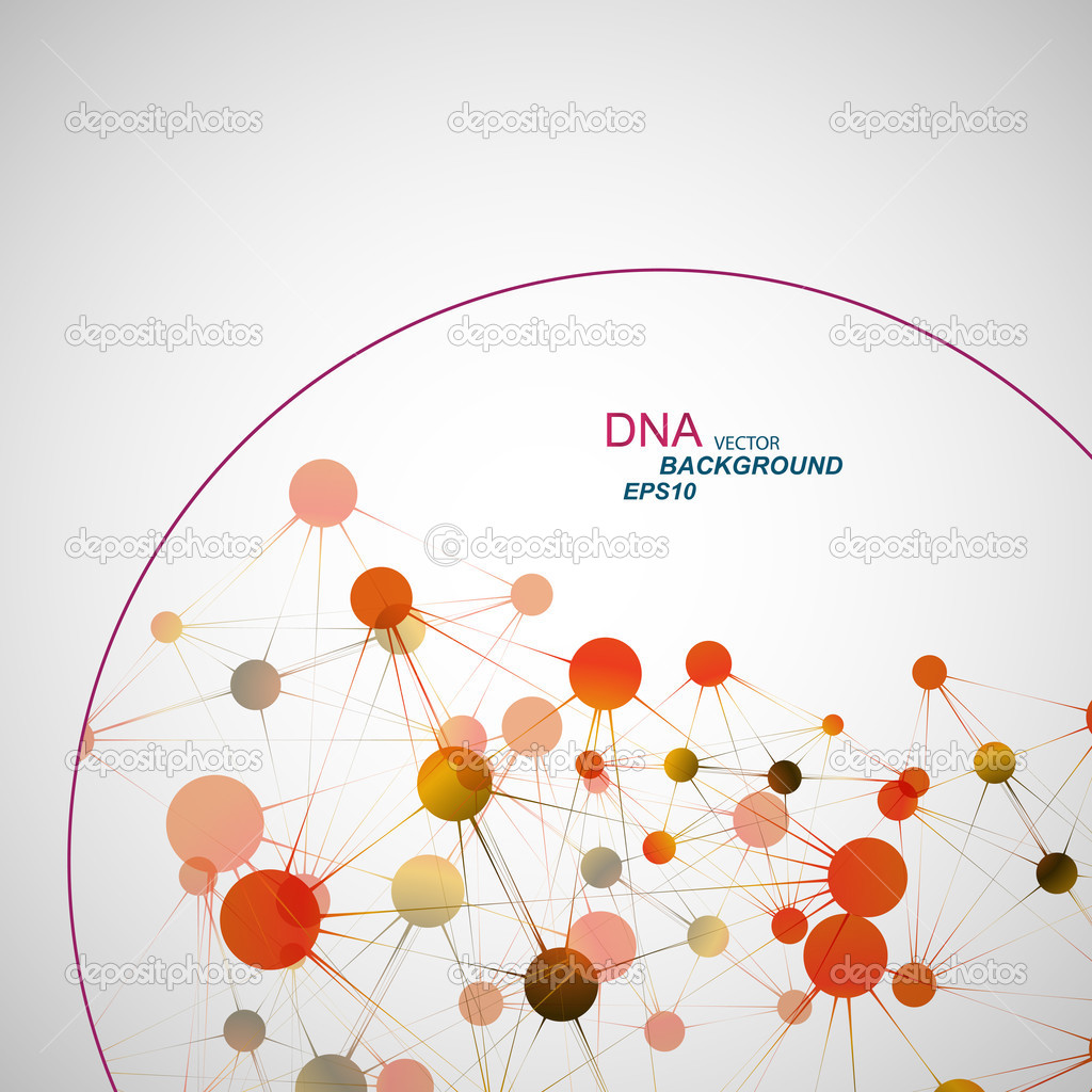 Vector DNA background Stock Vector Image by ©Gaisonok #47395369