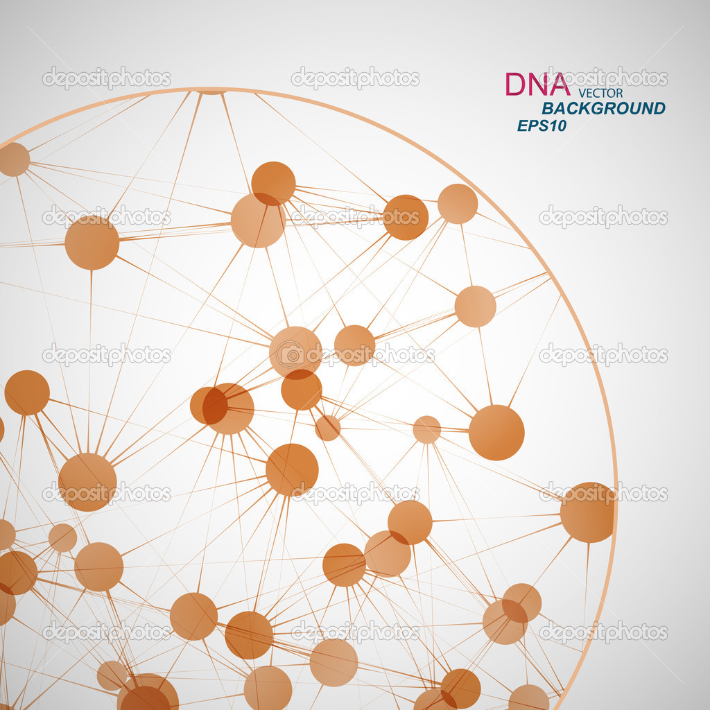 Vector DNA background Stock Vector Image by ©Gaisonok #47395405