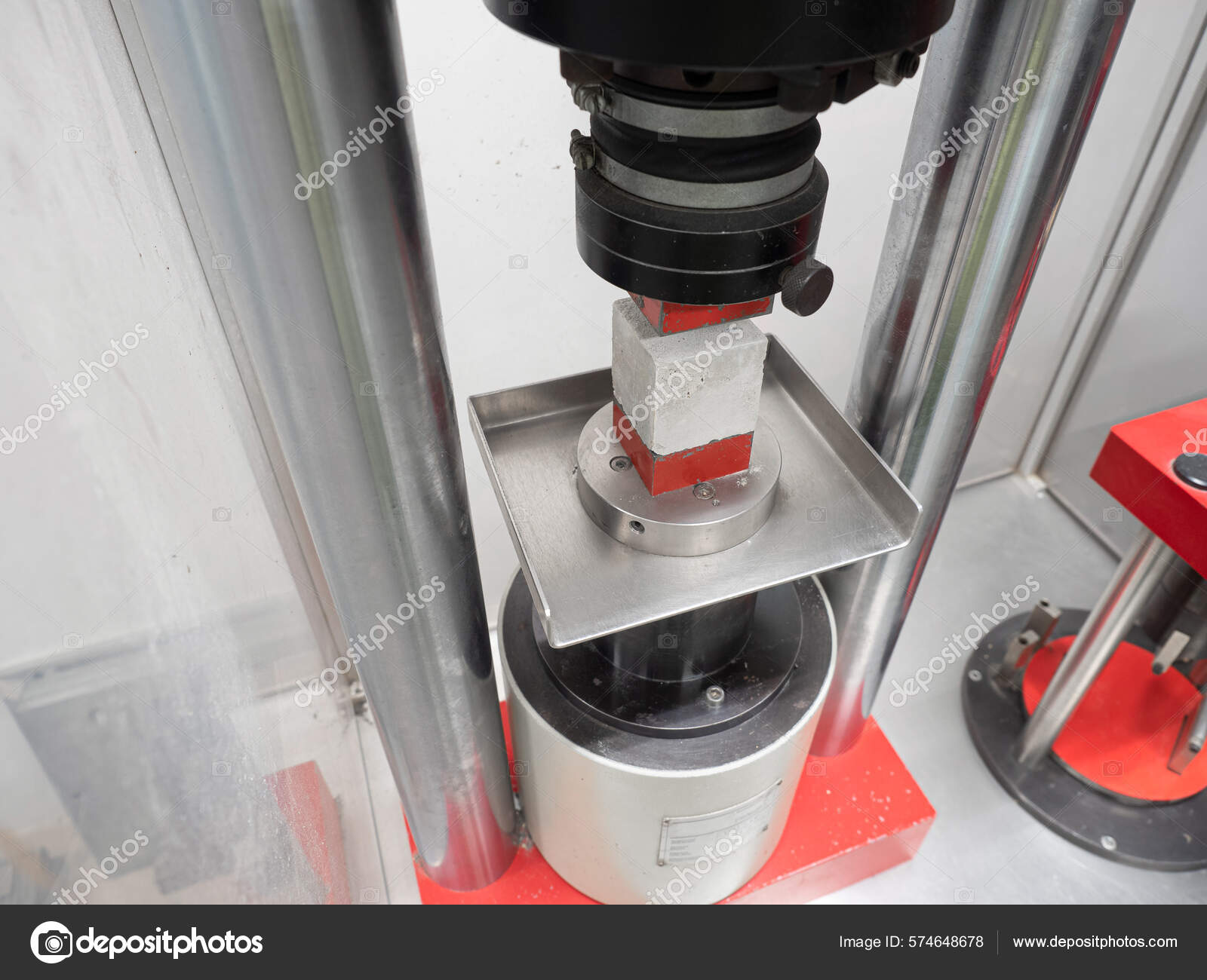 Compression Strength Test Physical Property Cube Material Concrete ...