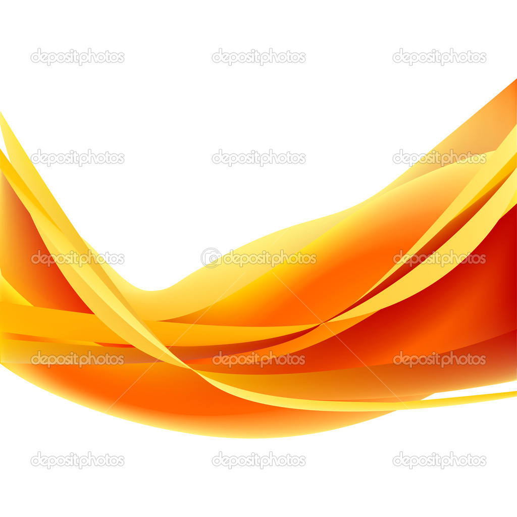 Fire flame wave isolated on white background — Stock Vector © Cosveta ...