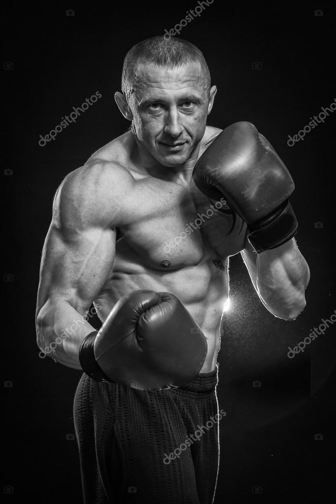 Portrait of boxer — Stock Photo © aallm #47054301