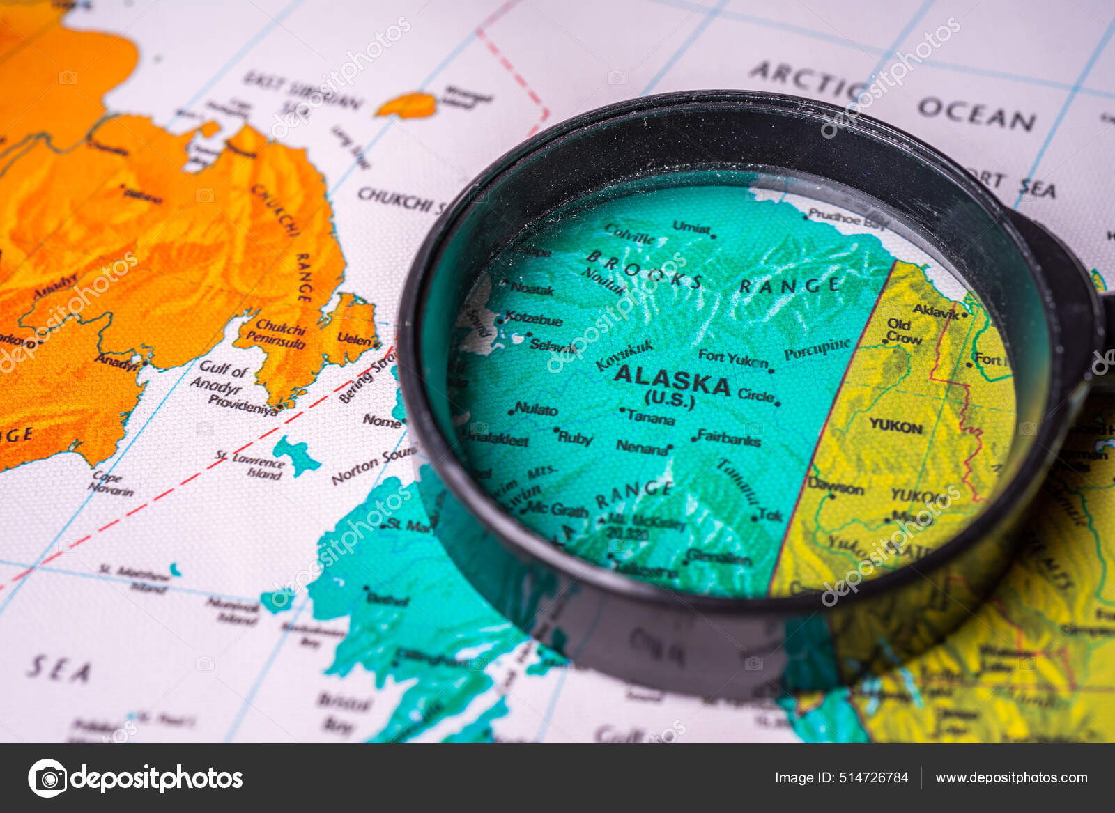 Alaska Map Travel Background Texture Stock Photo by ©aallm 514726784