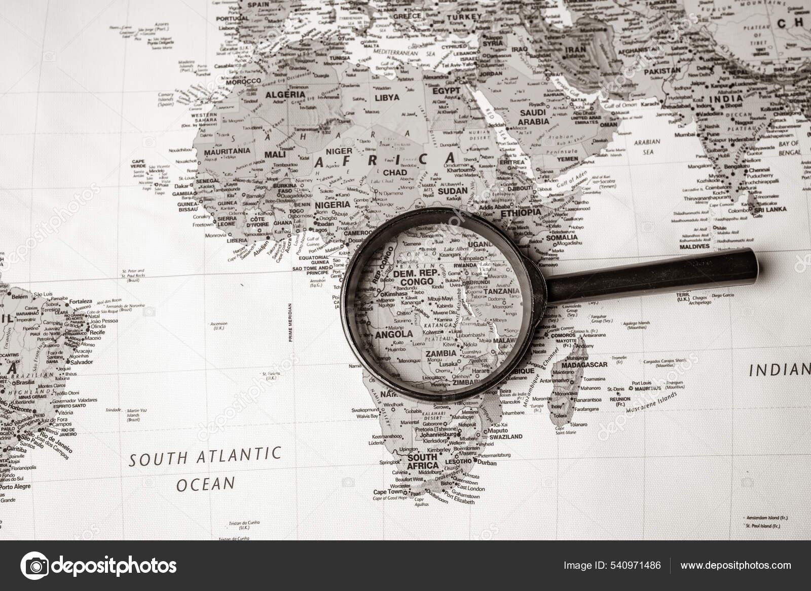 Africa Map Travel Background Texture Stock Photo by ©aallm 540971486