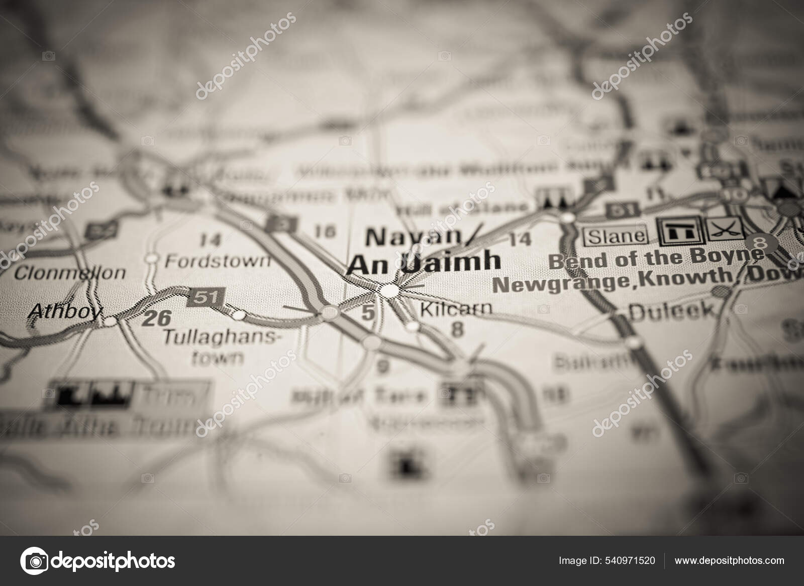 Navan Europe Map Stock Photo by ©aallm 540971520