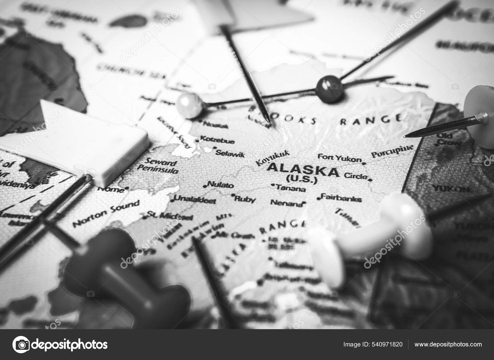 Alaska Map Travel Background Texture Stock Photo by ©aallm 540971820