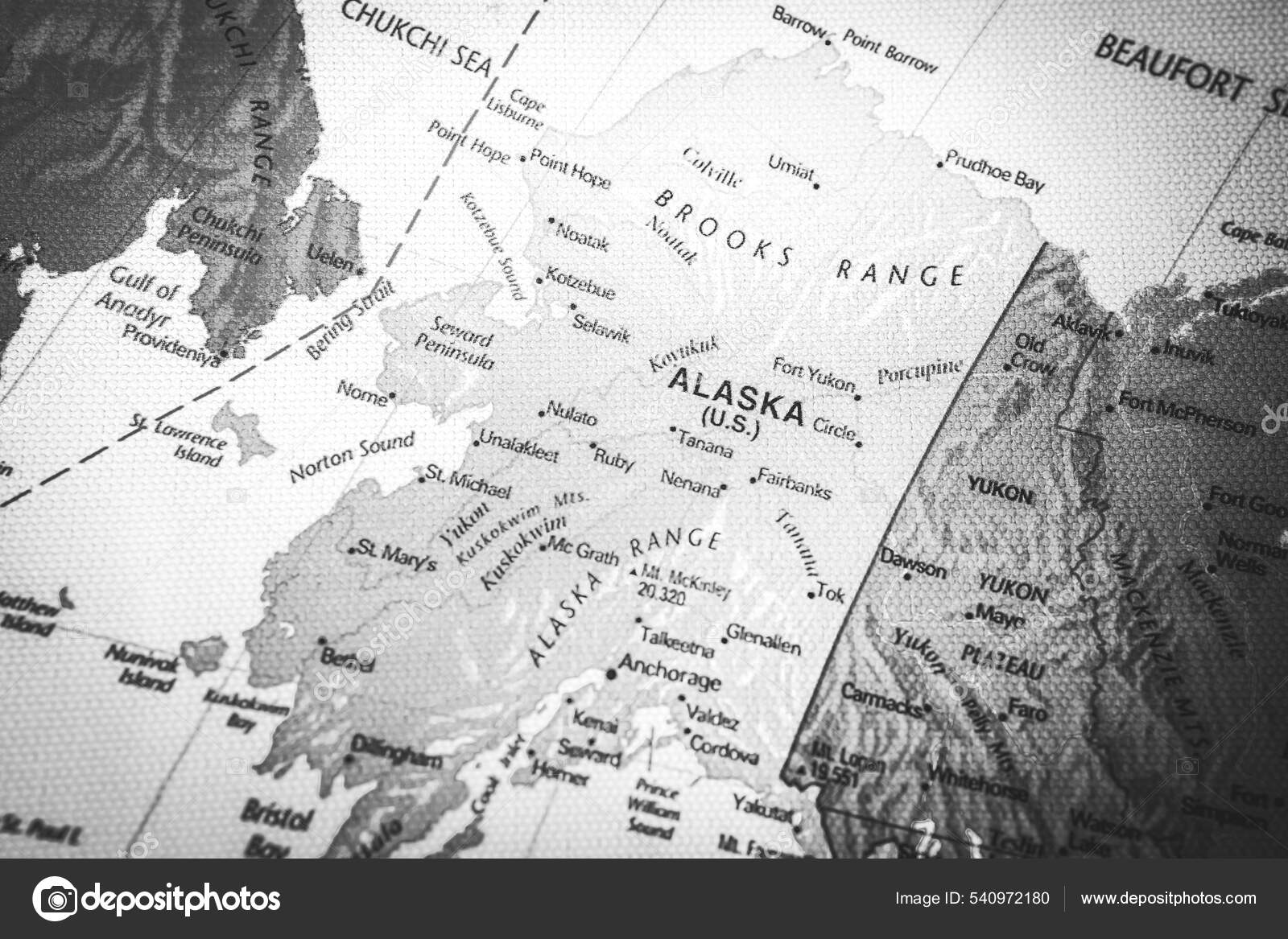 Alaska Map Travel Background Texture Stock Photo by ©aallm 540972180