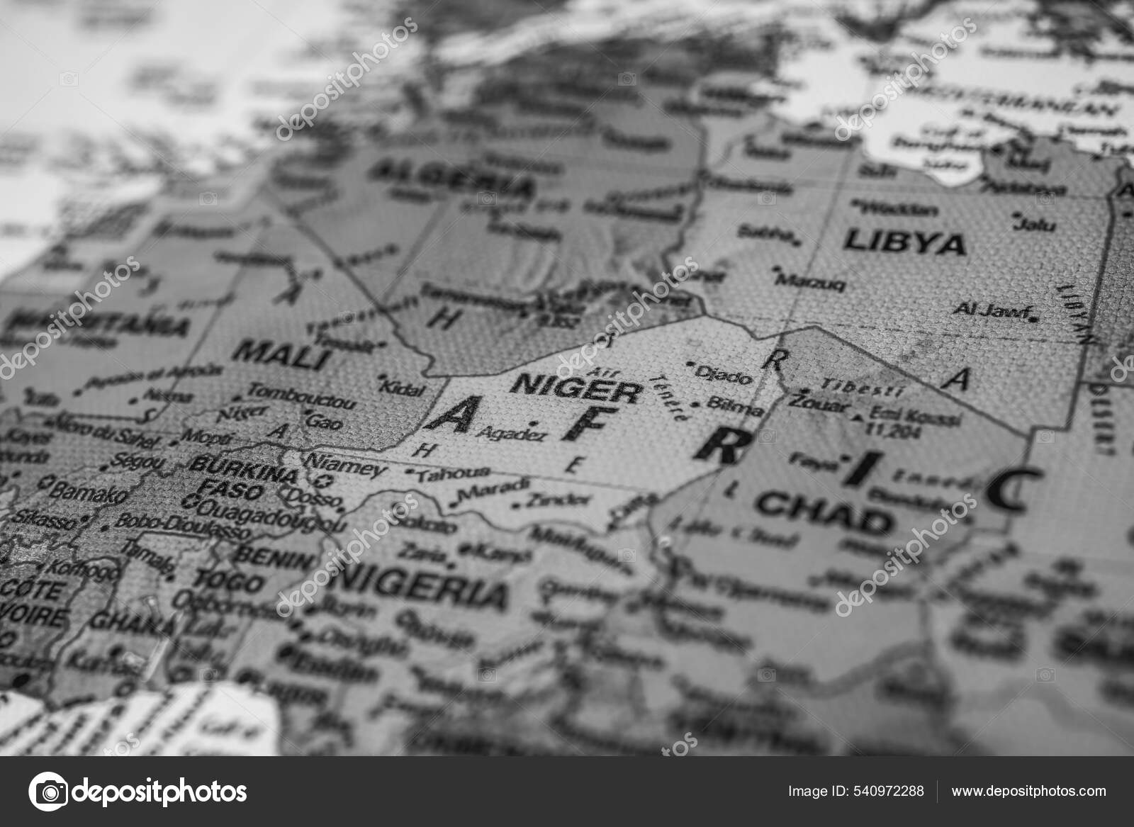 Niger Map Travel Background Texture Stock Photo by ©aallm 540972288