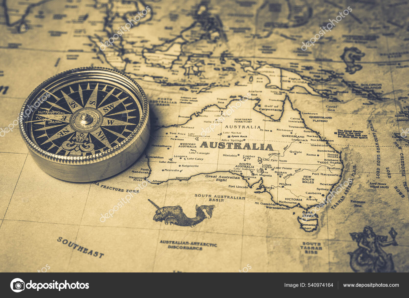 Australia Map Background — Stock Photo © aallm #540974164