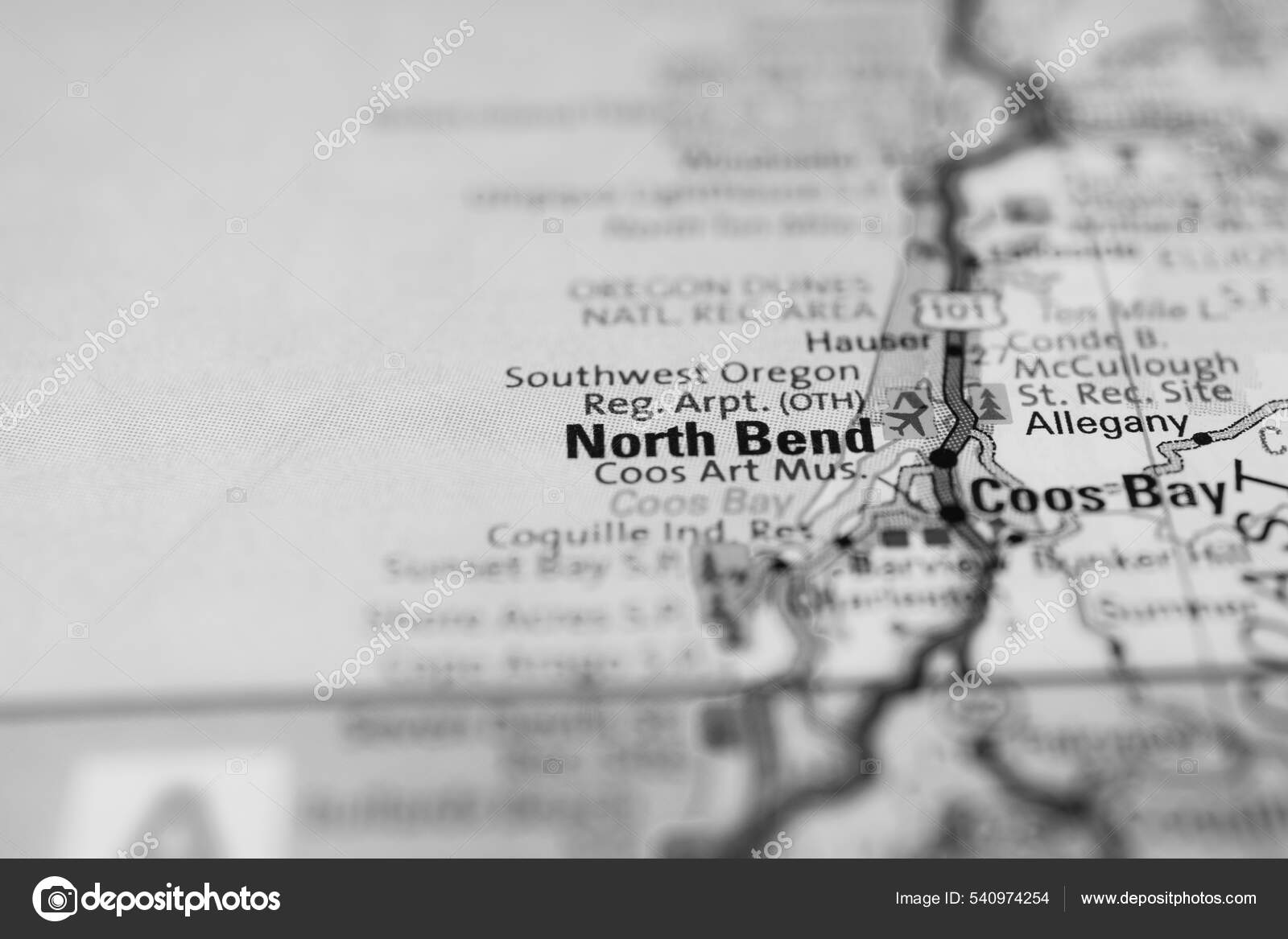 North Bend Map