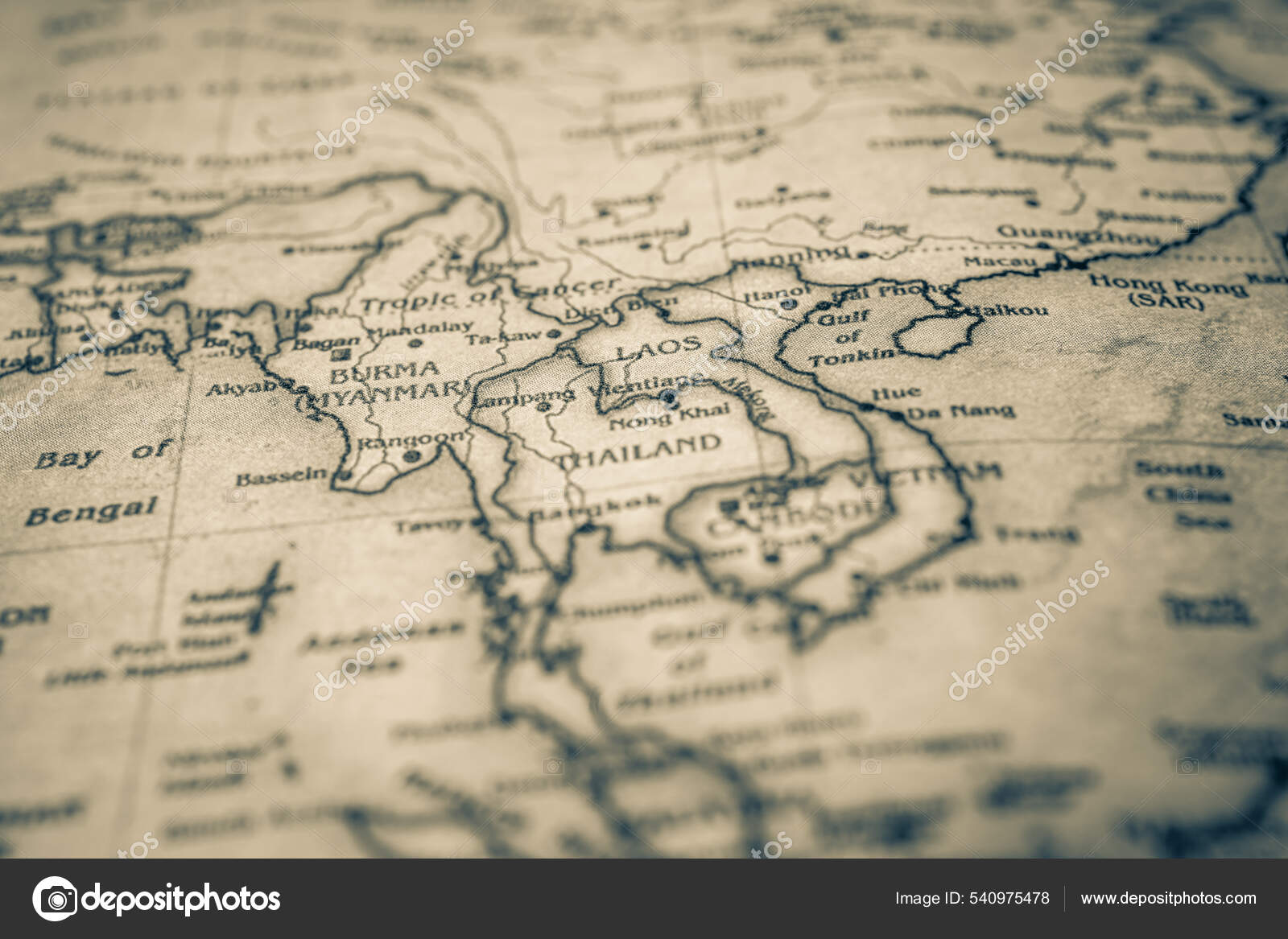 Thailand Map Background Stock Photo by ©aallm 540975478