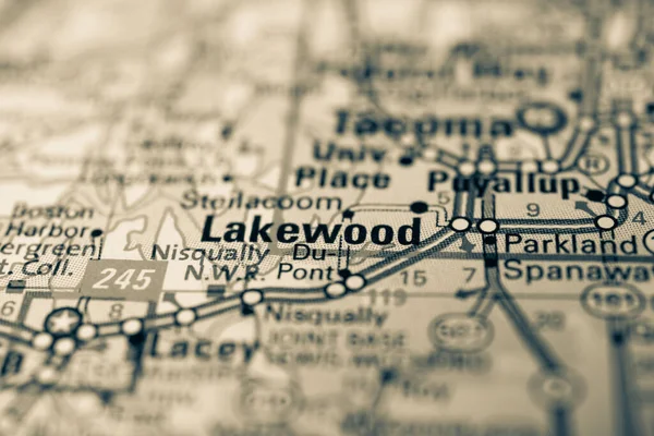 Lakewood Usa Map Stock Photo by ©aallm 540978424