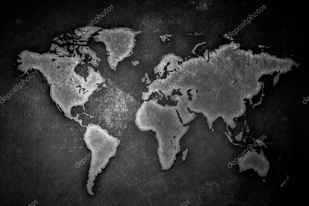 Mapa esquemático del mundo 2022