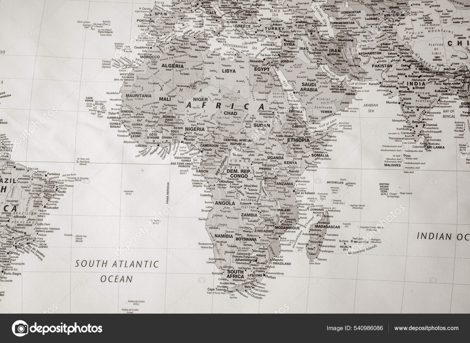 Africa Map Travel Background Texture Stock Photo by ©aallm 540986086