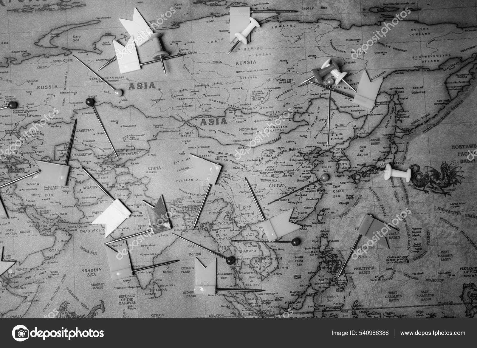 Asia Map Background Texture Stock Photo by ©aallm 540986388