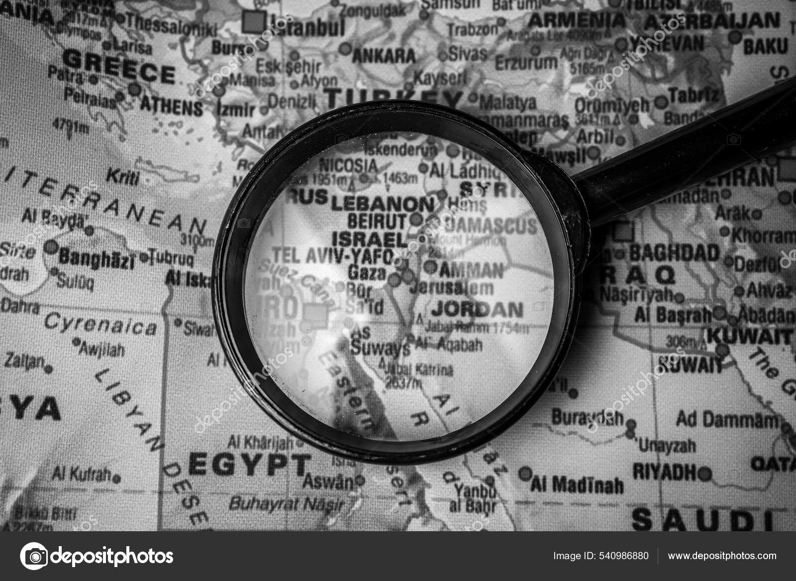 Israel Map Travel Background Texture Stock Photo by ©aallm 540986880