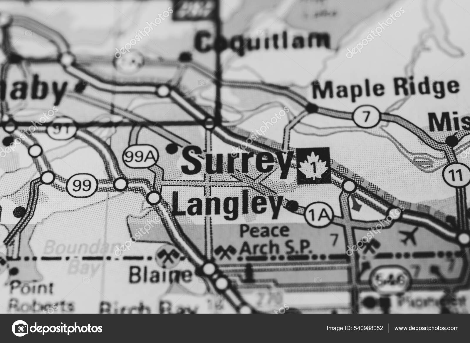 Surrey Map Background Stock Photo by ©aallm 540988052