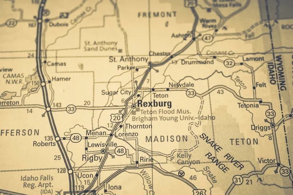 Rexburg Area Map
