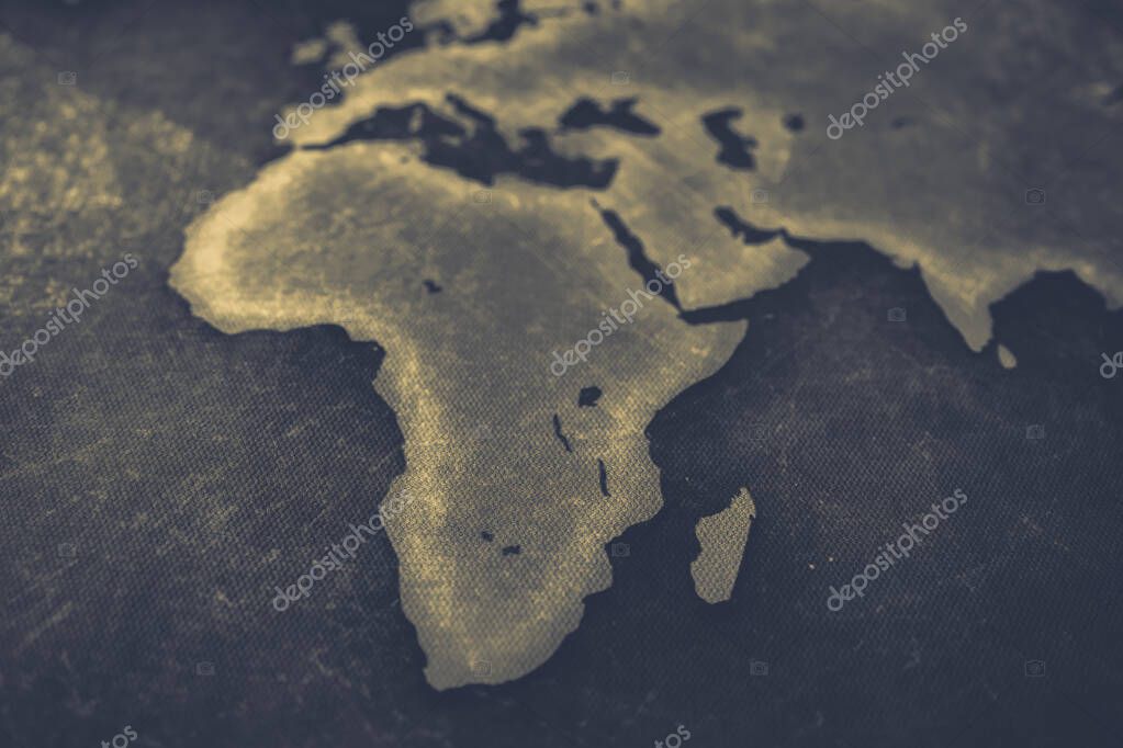 Mapa esquemático del mundo 2022