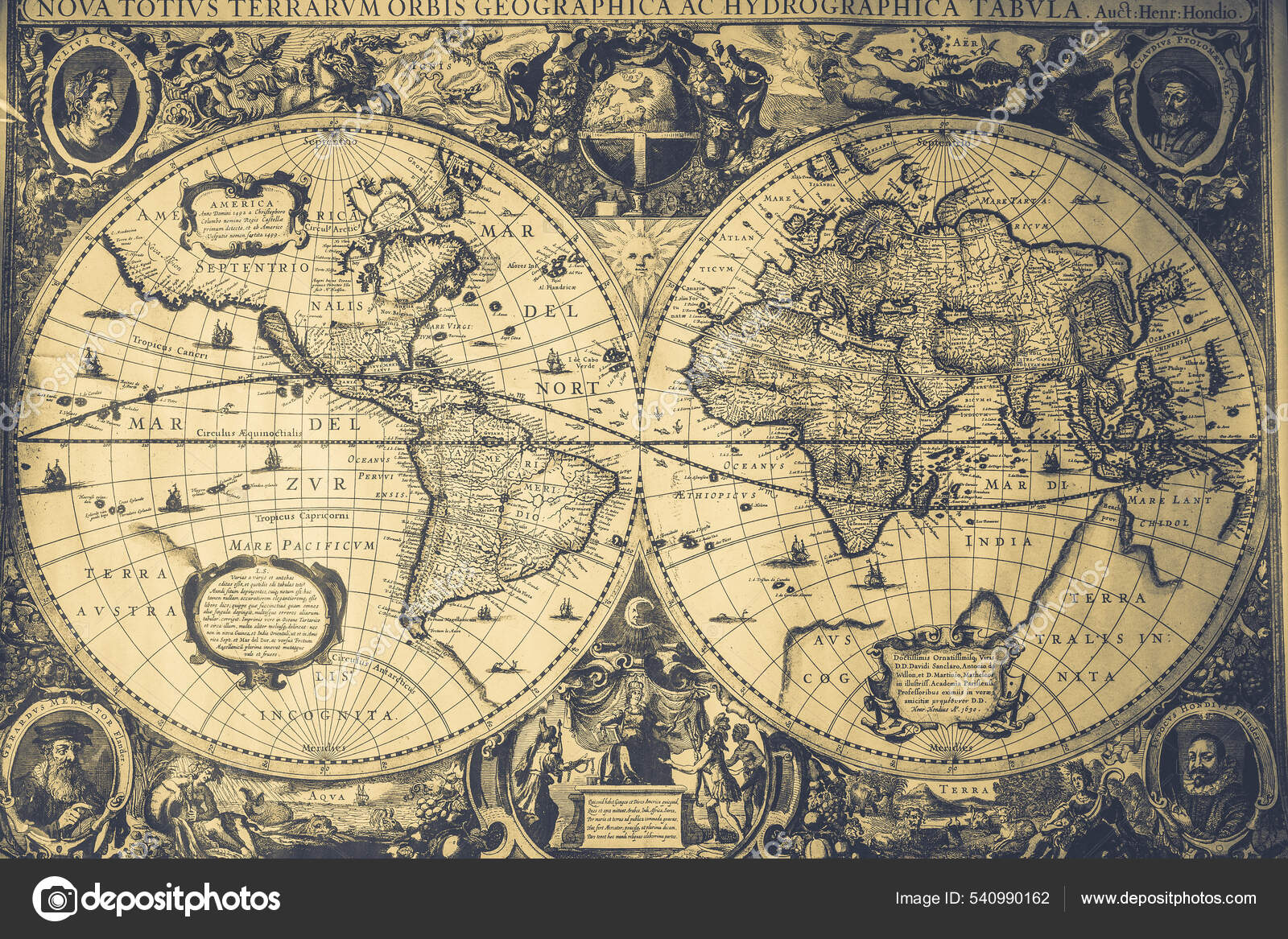 Retro World Map Background Texture Stock Photo by ©aallm 540990162