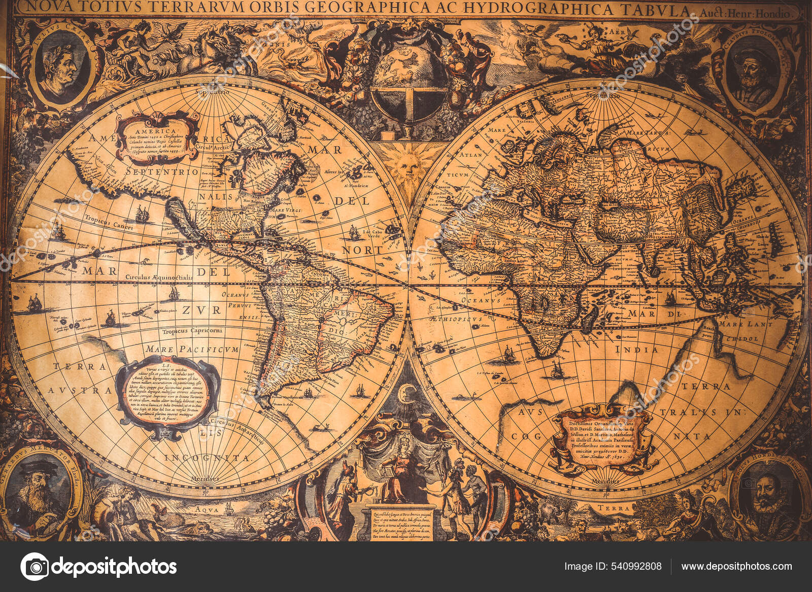 Retro World Map Background Texture Stock Photo by ©aallm 540992808