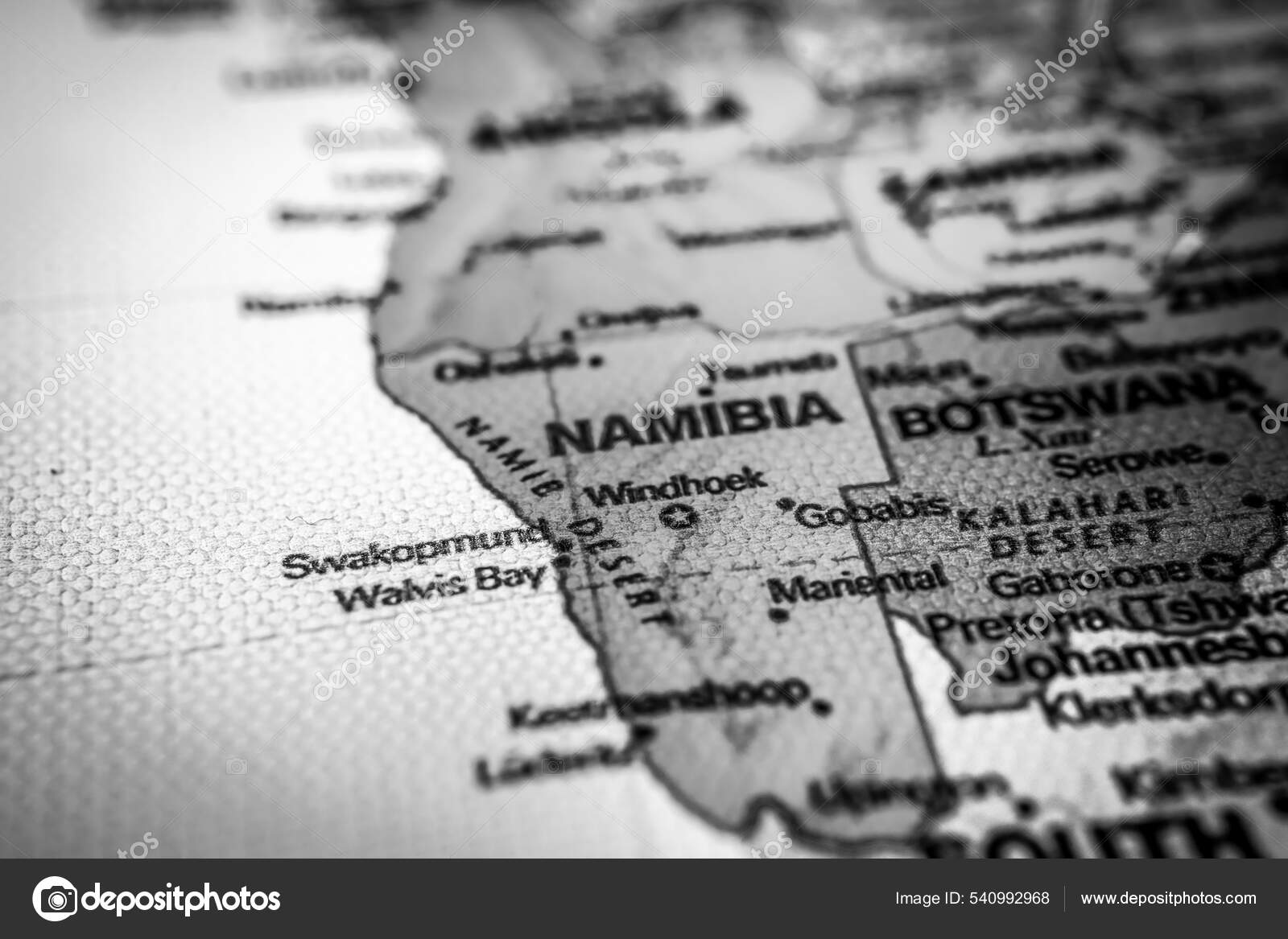 Namibia Map Travel Background Texture Stock Photo by ©aallm 540992968