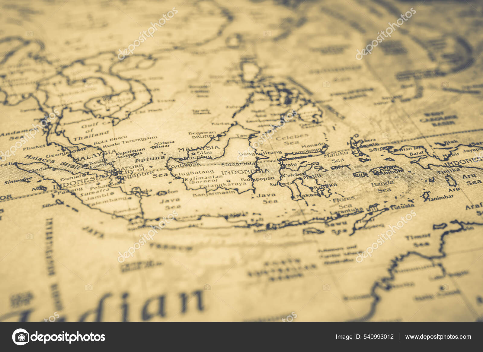 Indonesia Map Background Stock Photo by ©aallm 540993012