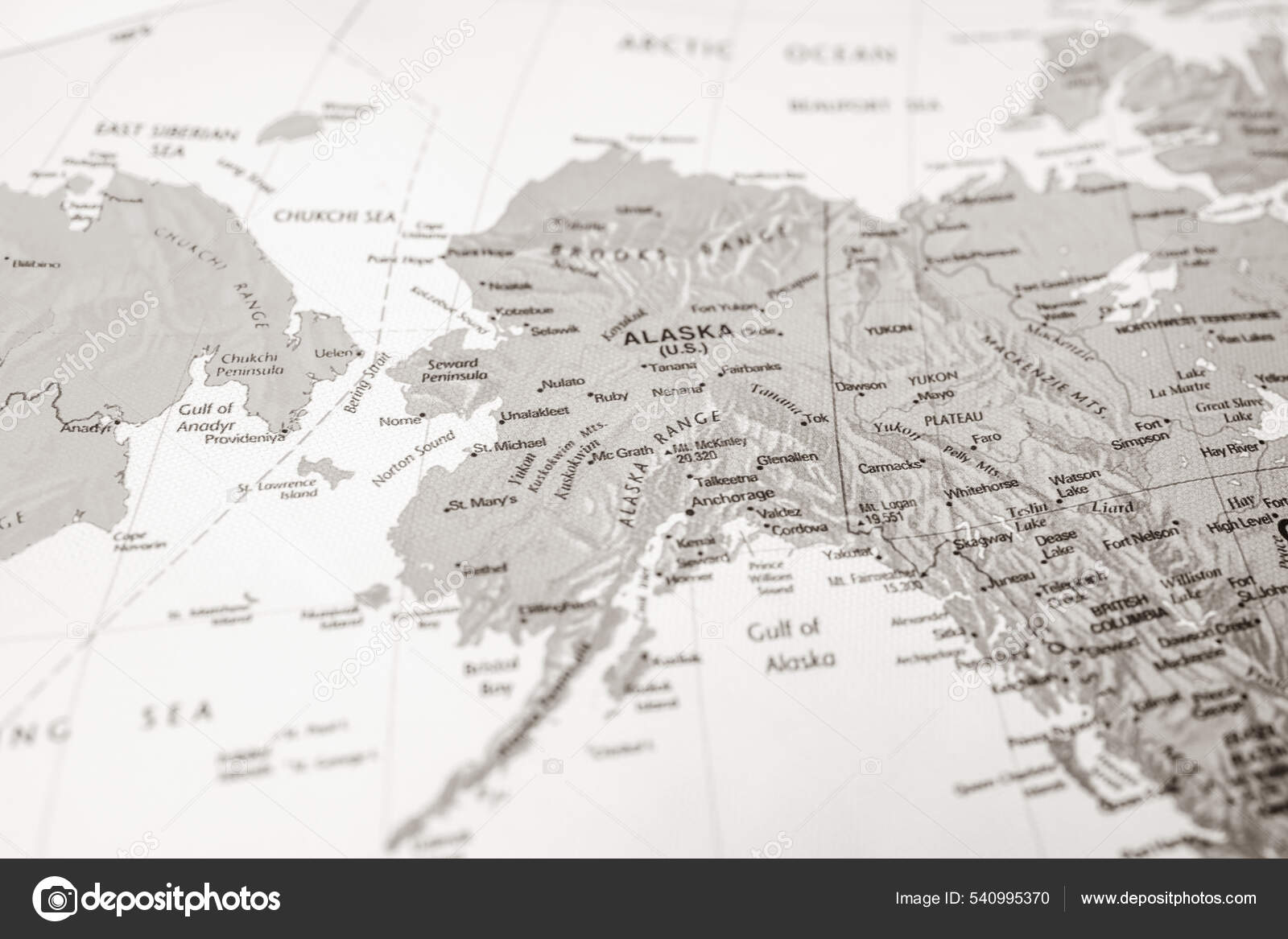 Alaska Map Travel Background Texture Stock Photo by ©aallm 540995370