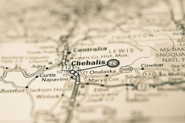 Chehalis en el mapa de Estados Unidos 2023