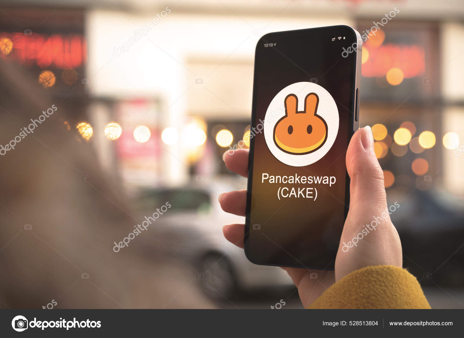 Pancakeswap Cryptocurrency Symbol Cake Logo Business Financial Concept ...