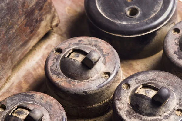 Old light switches and sockets Stock Photo by ©imagedb_seller 32962207
