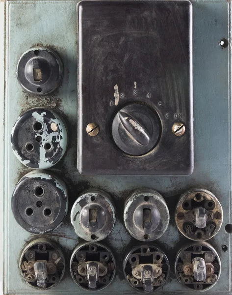 Old light switches and sockets — Stock Photo © imagedb_seller #32960361