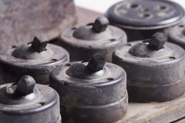 Old light switches and sockets Stock Photo by ©imagedb_seller 32962207