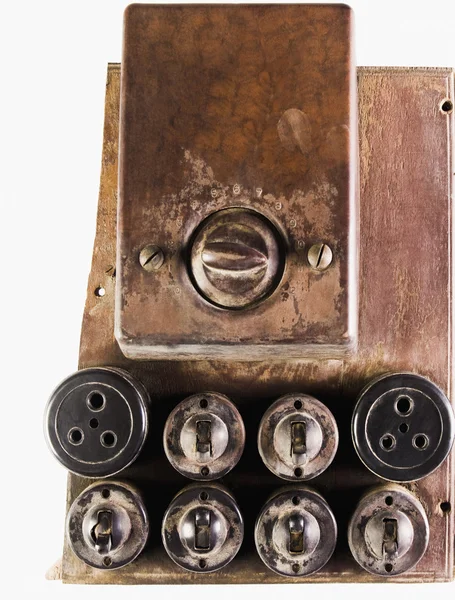 Old light switches and sockets — Stock Photo © imagedb_seller #32962207