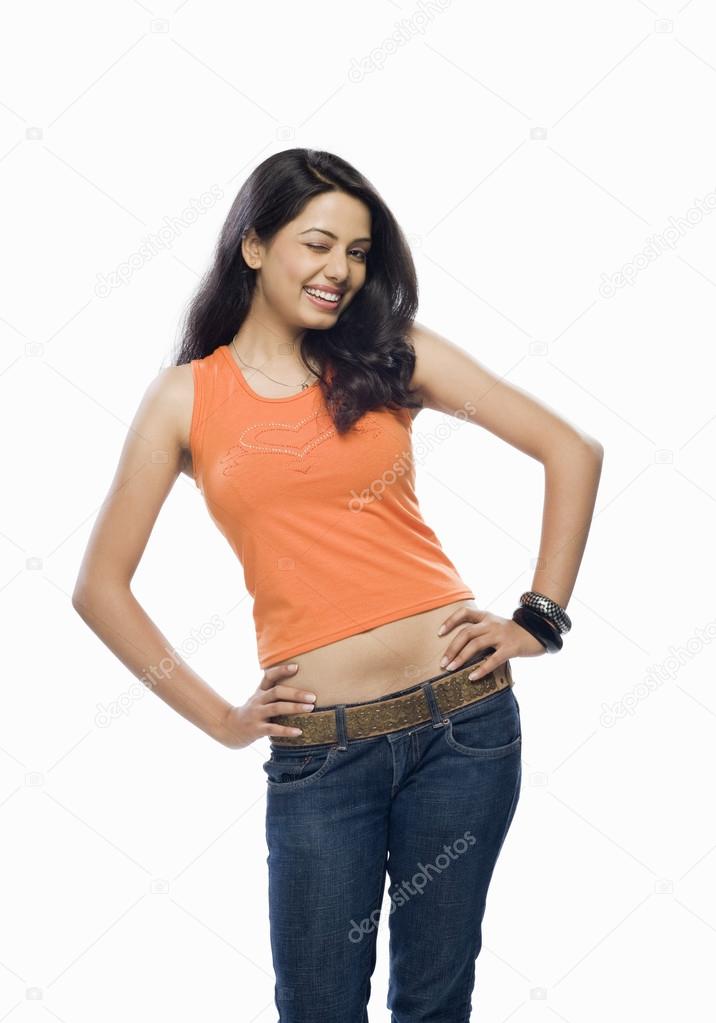 Woman posing Stock Photo by ©imagedb_seller 32960257