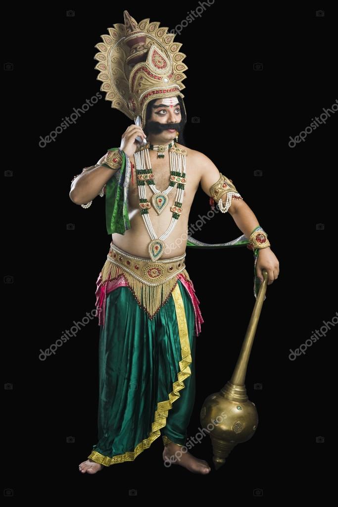 Man dressed-up as Ravana — Stock Photo © imagedb_seller #32967833