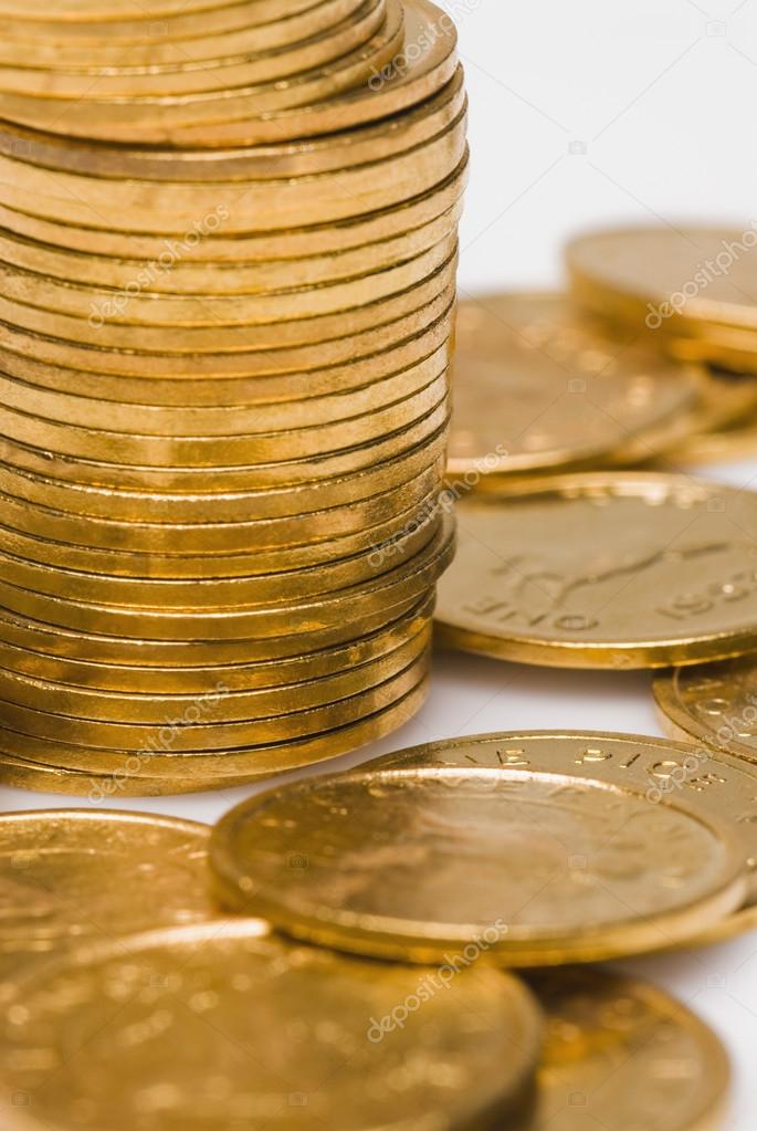 Gold coins Stock Photo by ©imagedb_seller 32968303