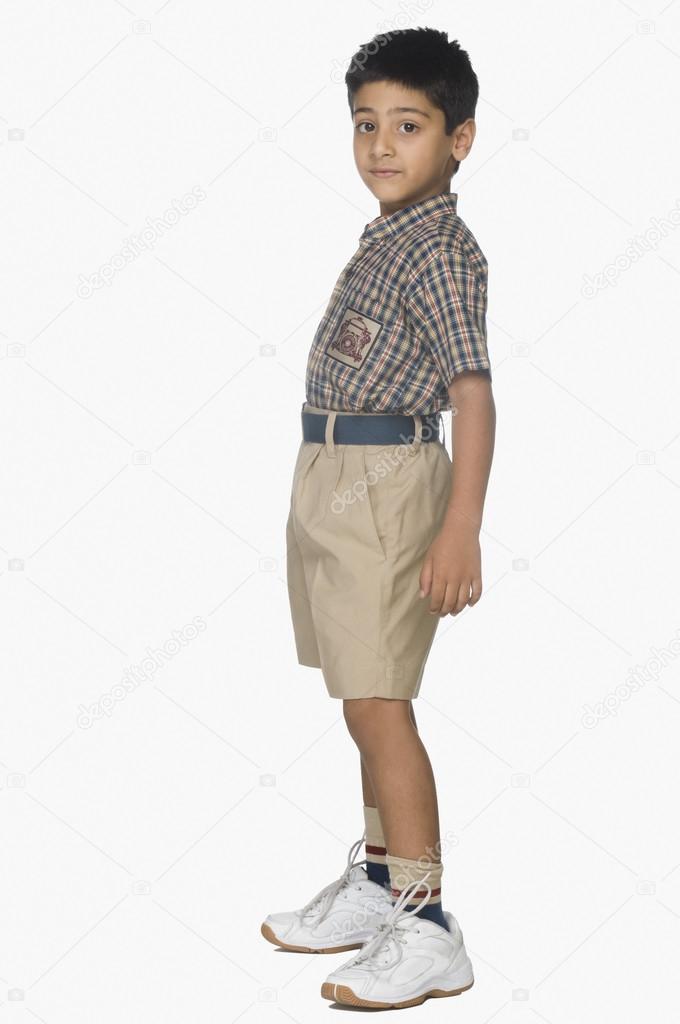 Boy standing Stock Photo by ©imagedb_seller 32968619