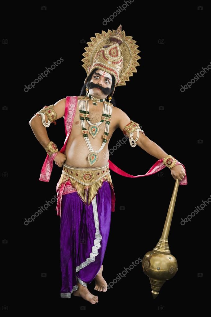 Artist dressed-up as Ravana Stock Photo by ©imagedb_seller 32971463